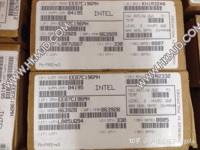 INTEL英特尔 EE87C196MH 中央处理器芯片 - 知乎