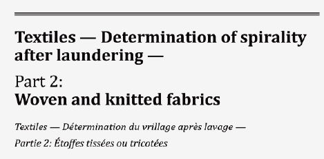 针织面料如何进行扭曲/歪斜Spirality测试 - 知乎