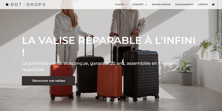 法国品牌 Dot Drops 推出全新生态设计行李箱，使用寿命达20年 - 知乎