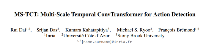 论文解读：MS-TCT: Multi-Scale Temporal ConvTransformer for Action Detection - 知乎