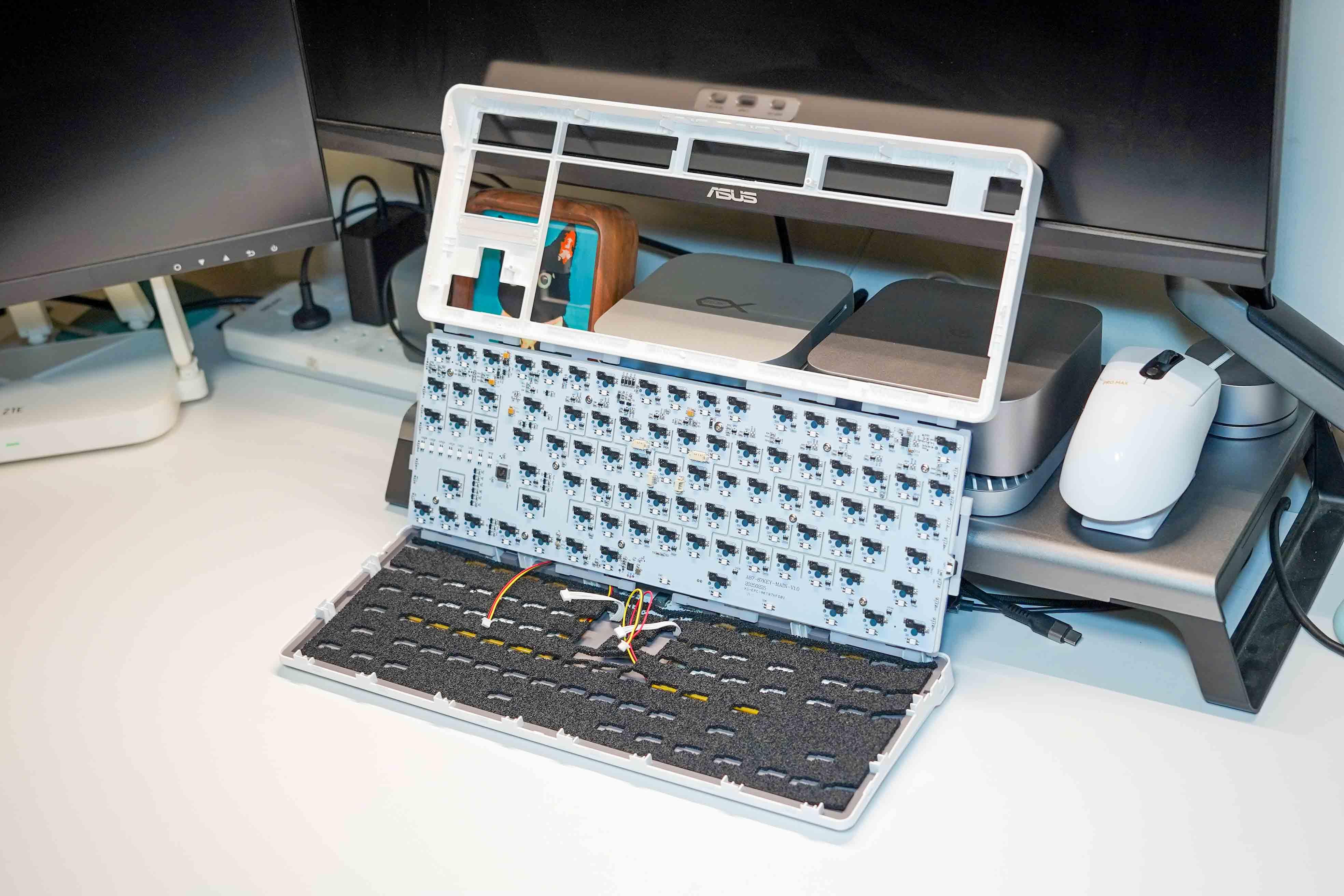 更适合游戏玩家和Mac用户丨ATK A87Pro三模机械键盘拆解评测 - 知乎