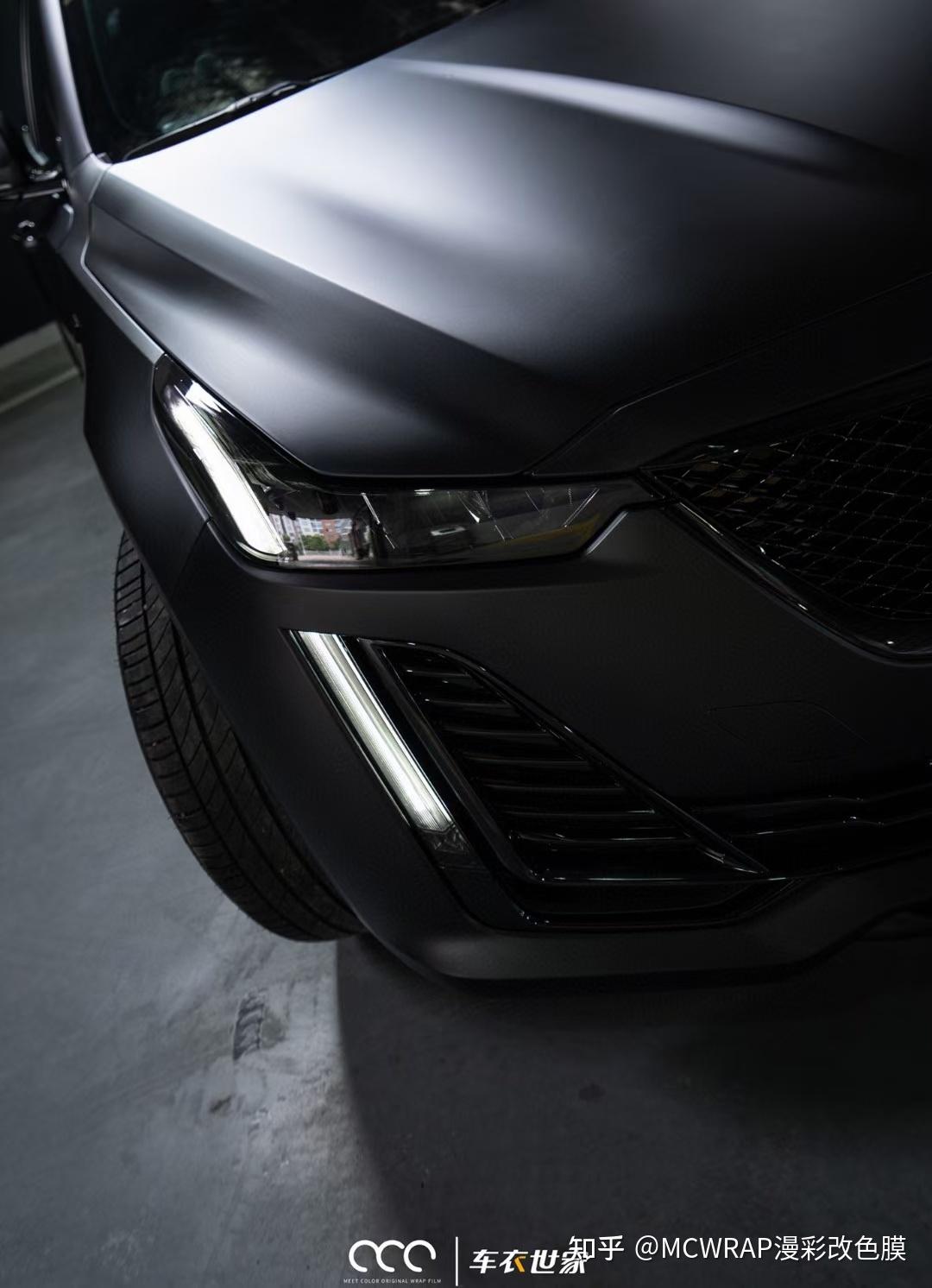 凯迪拉克CT5 漫彩改色膜PET超亚黑 - 知乎