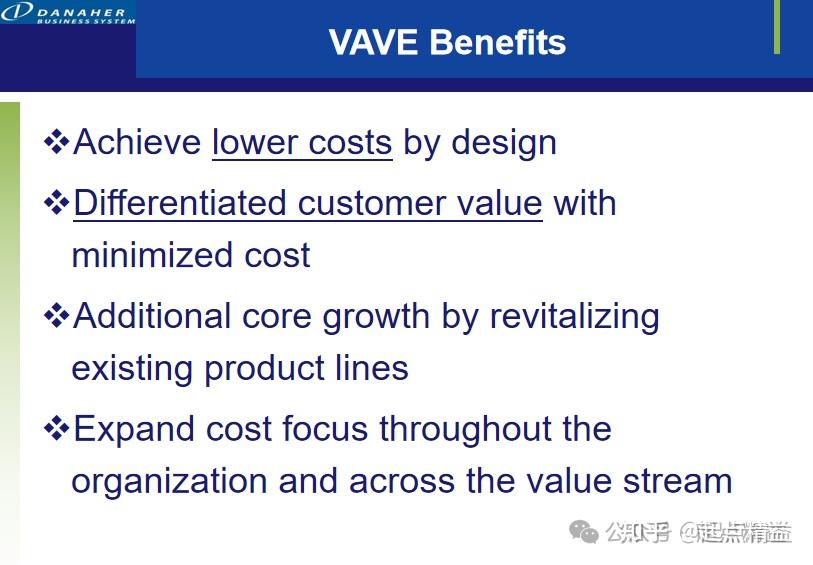 丹纳赫DBS工具丨12-价值分析和价值工程VAVE（Value Analysis Value Engineering ） - 知乎