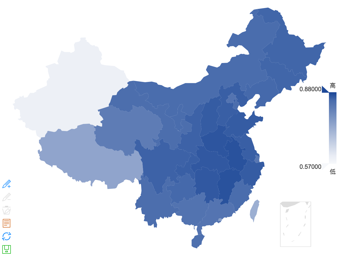 如何绘制分省地图：ECharts与Basemap的应用 - 知乎