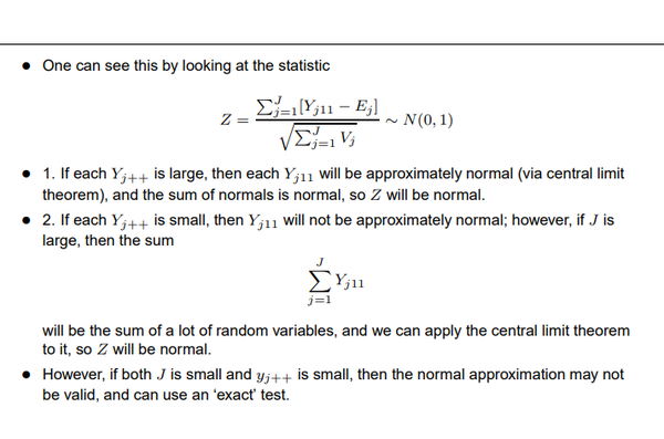 当CMH test的假设条件不满足时，怎么办。。。 - 知乎