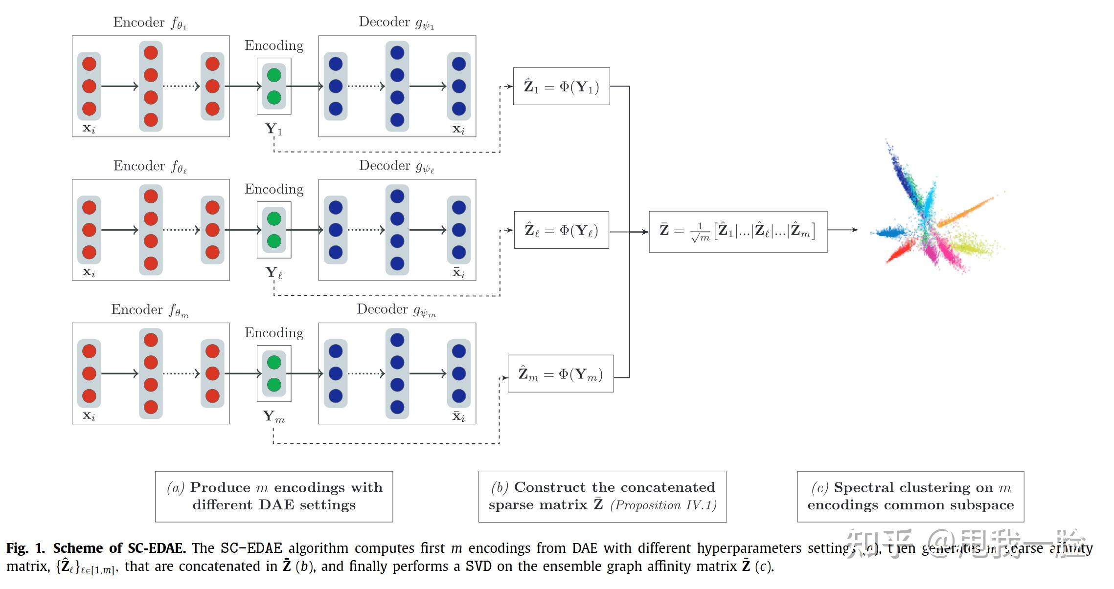 通过集成深度自编码器学习的谱聚类（sc Edae）spectral Clustering Via Ensemble Deep Autoencoder Learning Sc Edae 知乎