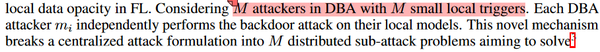 DBA: Distributed Backdoor Attacks against Federated Learning - 知乎