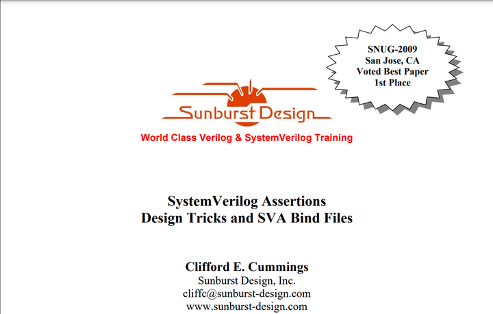 浅析《SystemVerilog Assertions Design Tricks and SVA Bind Files》 - 知乎