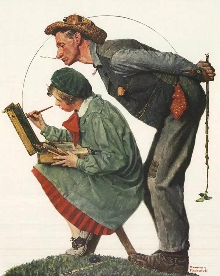 诺曼·洛克威尔——美国最受欢迎插画家 - 知乎