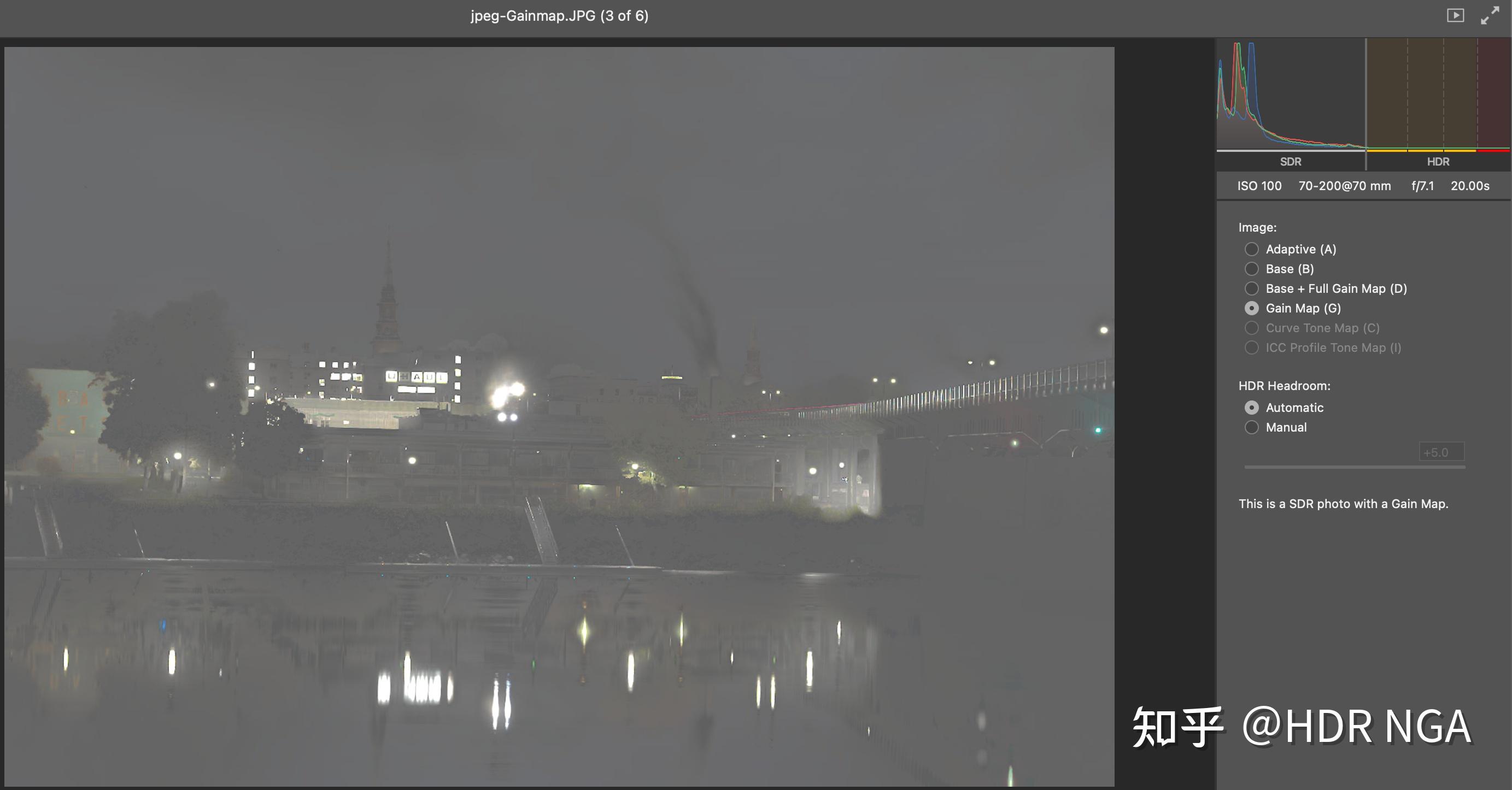 关于彩色gainmap和黑白gainmap - 知乎