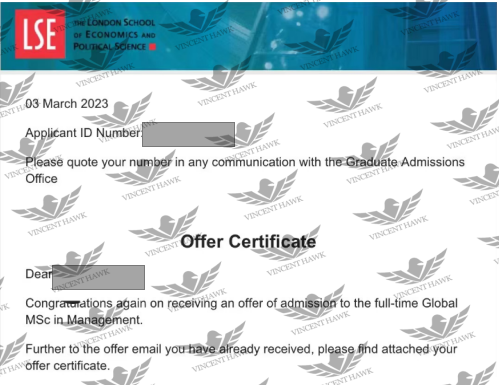 2023 VH Offer | LSE全球管理项目offer已抵达！恭喜VH学员！ - 知乎