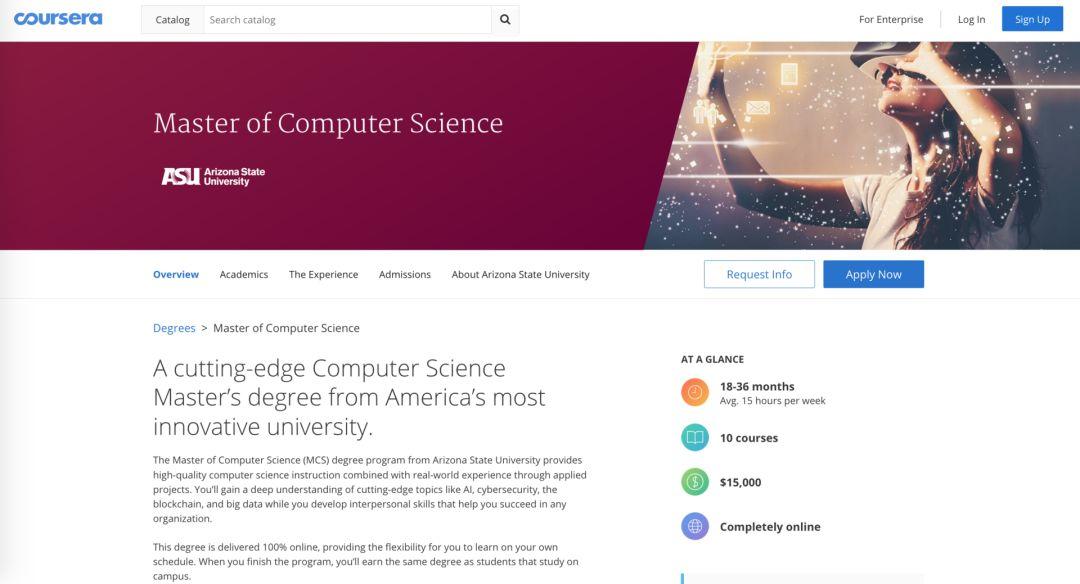 学界 | Coursera上也能读硕士了！10个线上学位项目，物美价廉？ - 知乎