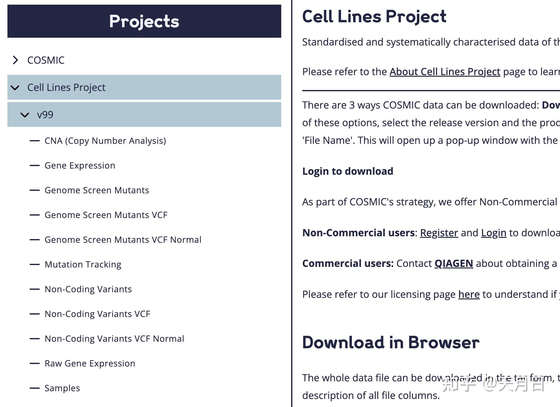 下载 COSMIC 数据 - 知乎