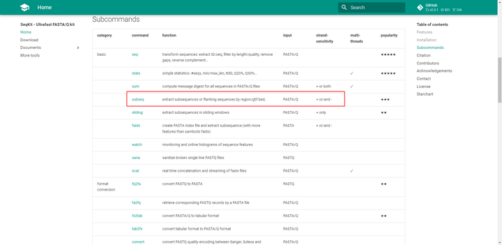 Seqkit Subseq提取基因序列 知乎 