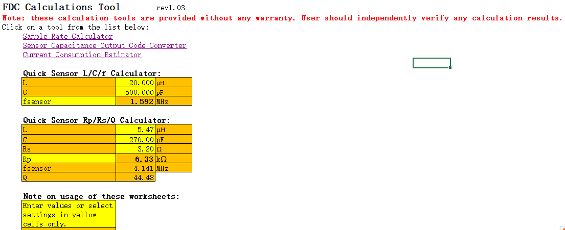 电容传感器FDC2214计算工具FDC_Tools-development5的使用 - 知乎