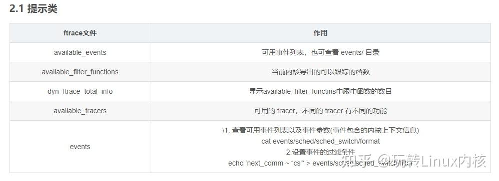 Linux性能工具(二)ftrace基础篇 - 知乎