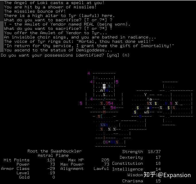 如何评价NetHack？ - 知乎