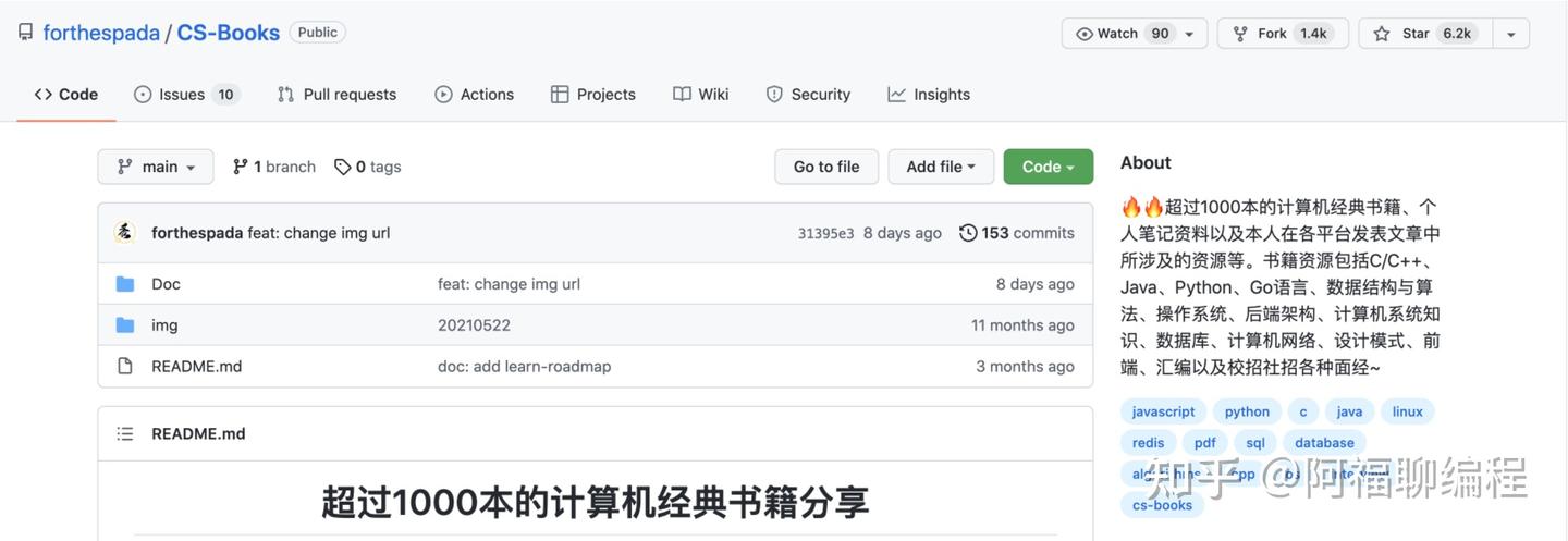GitHub计算机书籍资源库，值得收藏！ - 知乎