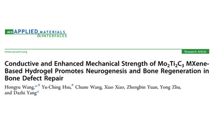 Mo2Ti2C3 MXene基水凝胶修复中神经形成和骨再生能力 - 知乎
