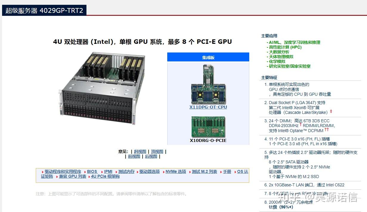 有没有支持10卡的GPU服务器？ - 知乎