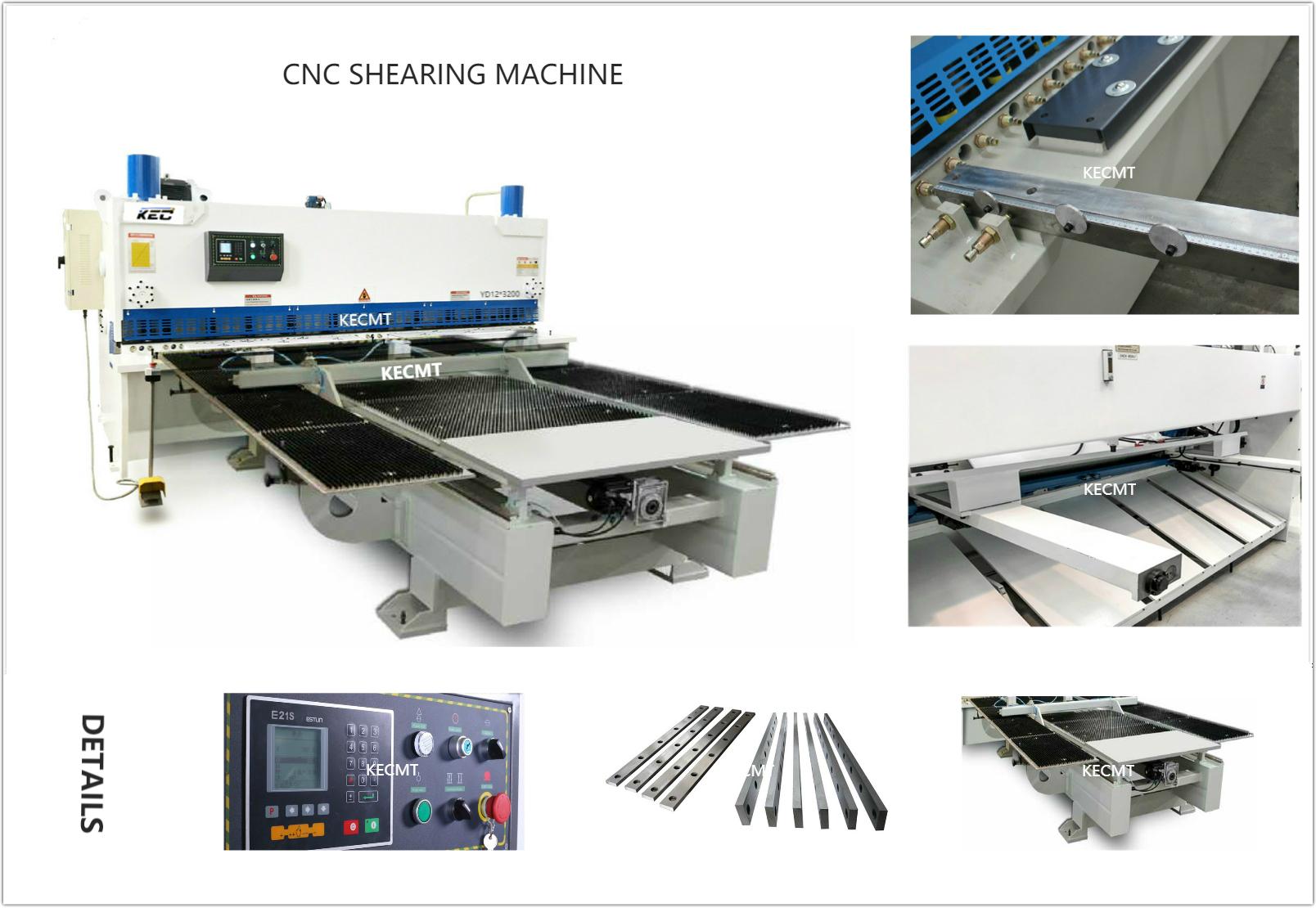 Hydraulic CNC Plate Shearing Machine, Suitable For Steel Plate Shear ...