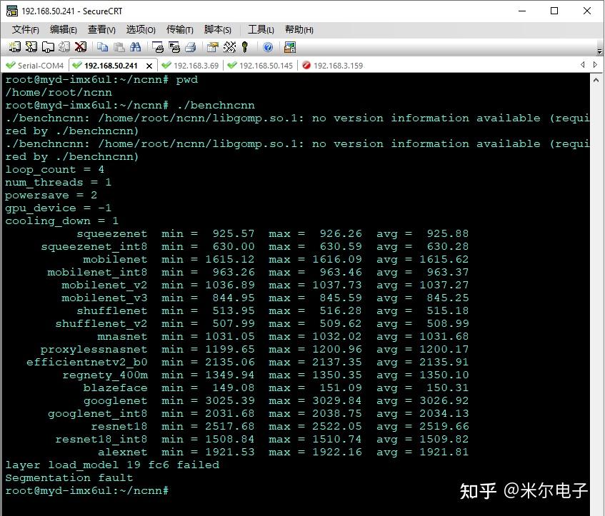 嵌入式Linux入门级板卡的神经网络框架ncnn移植与测试-米尔i.MX6UL开发板 - 知乎