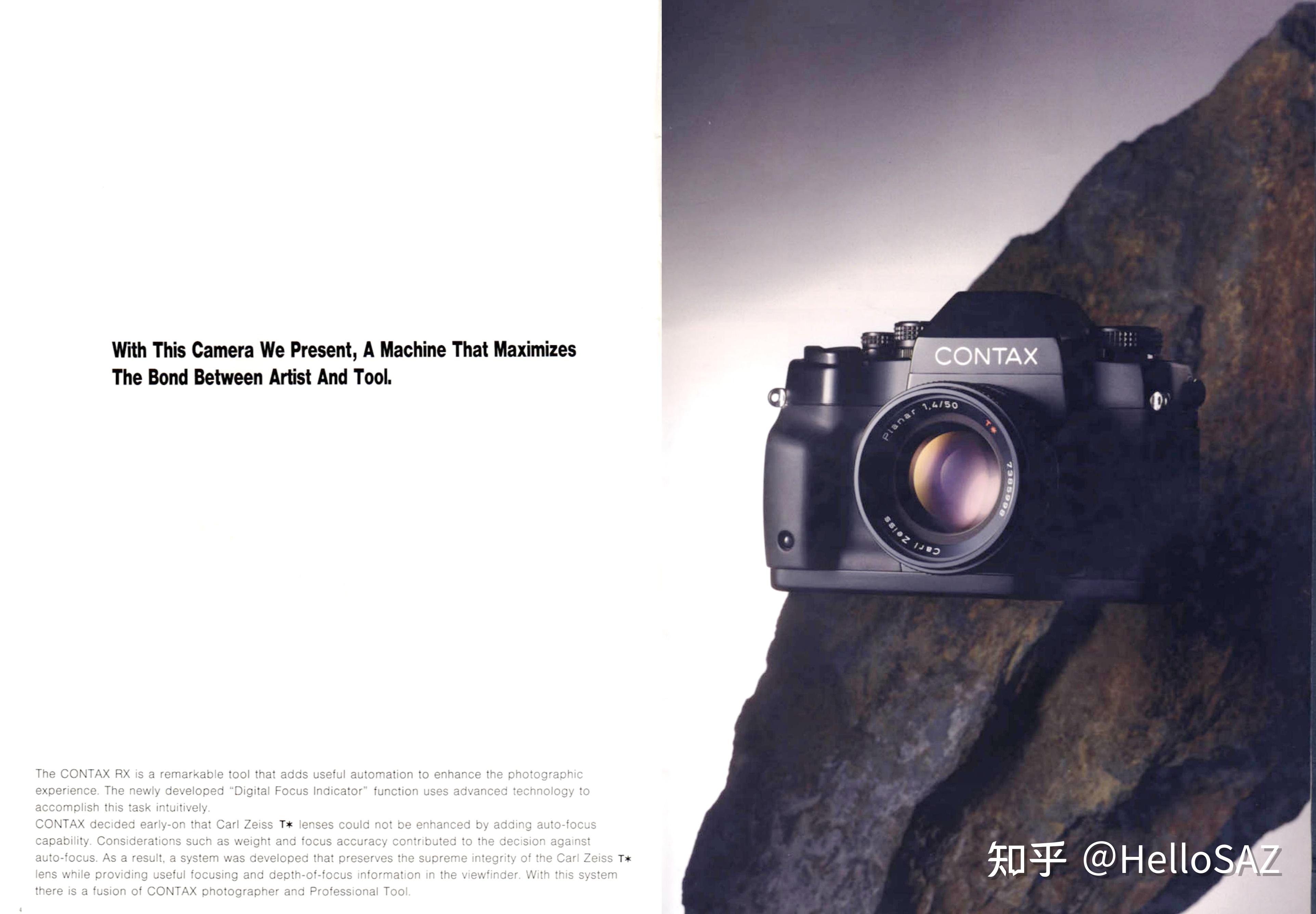 胶片机的康泰时 Contax RTS III ,RX II，Aria怎么选择？ - 知乎