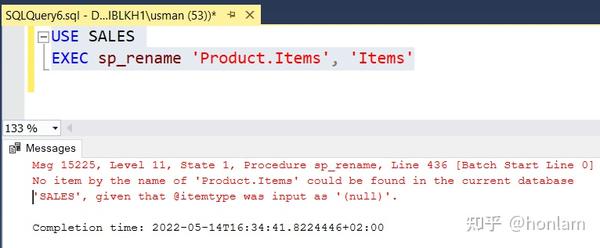 在 SQL Server 中重命名表 - 知乎