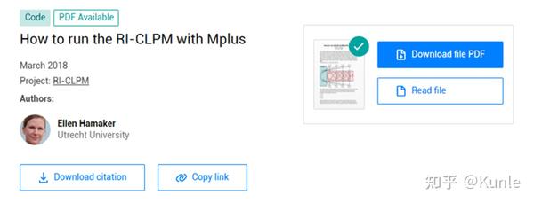 随机截距交叉滞后模型（Random Intercept Cross-Lagged Panel Model, RI-CLPM） - 知乎