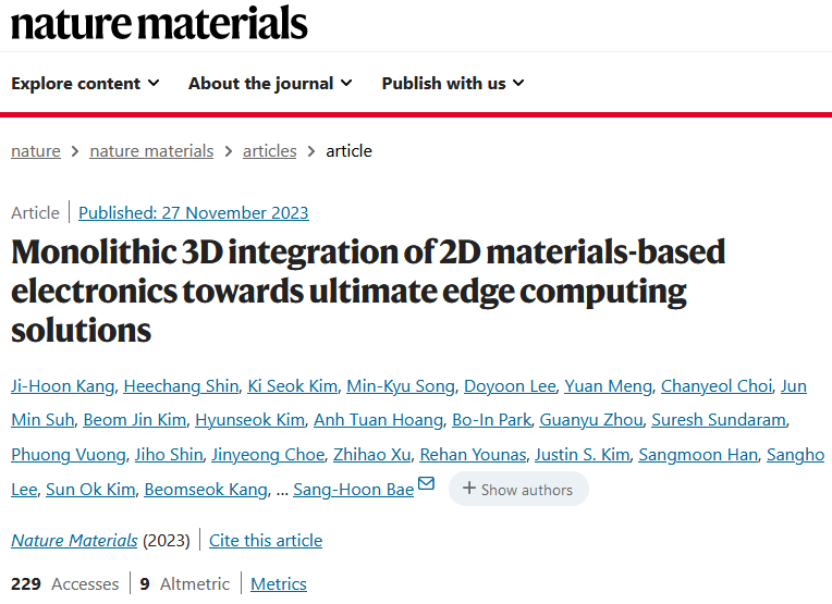 《Nat. Mater.》：三维电子集成新方式！ - 知乎