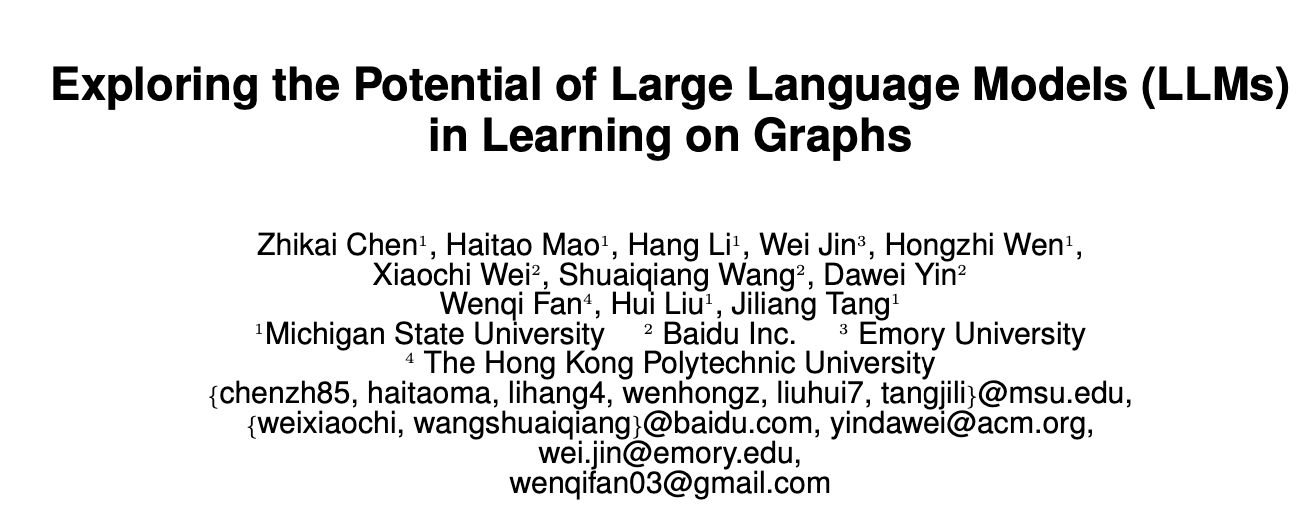 [97] Graph-LLM: 如何将LLMs用于Graph节点分类 - 知乎