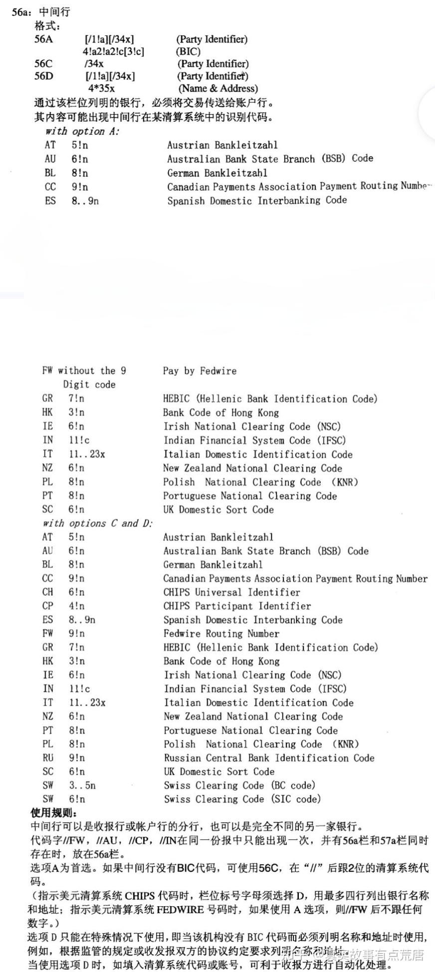 SWIFT MT103单笔客户汇款 - 知乎
