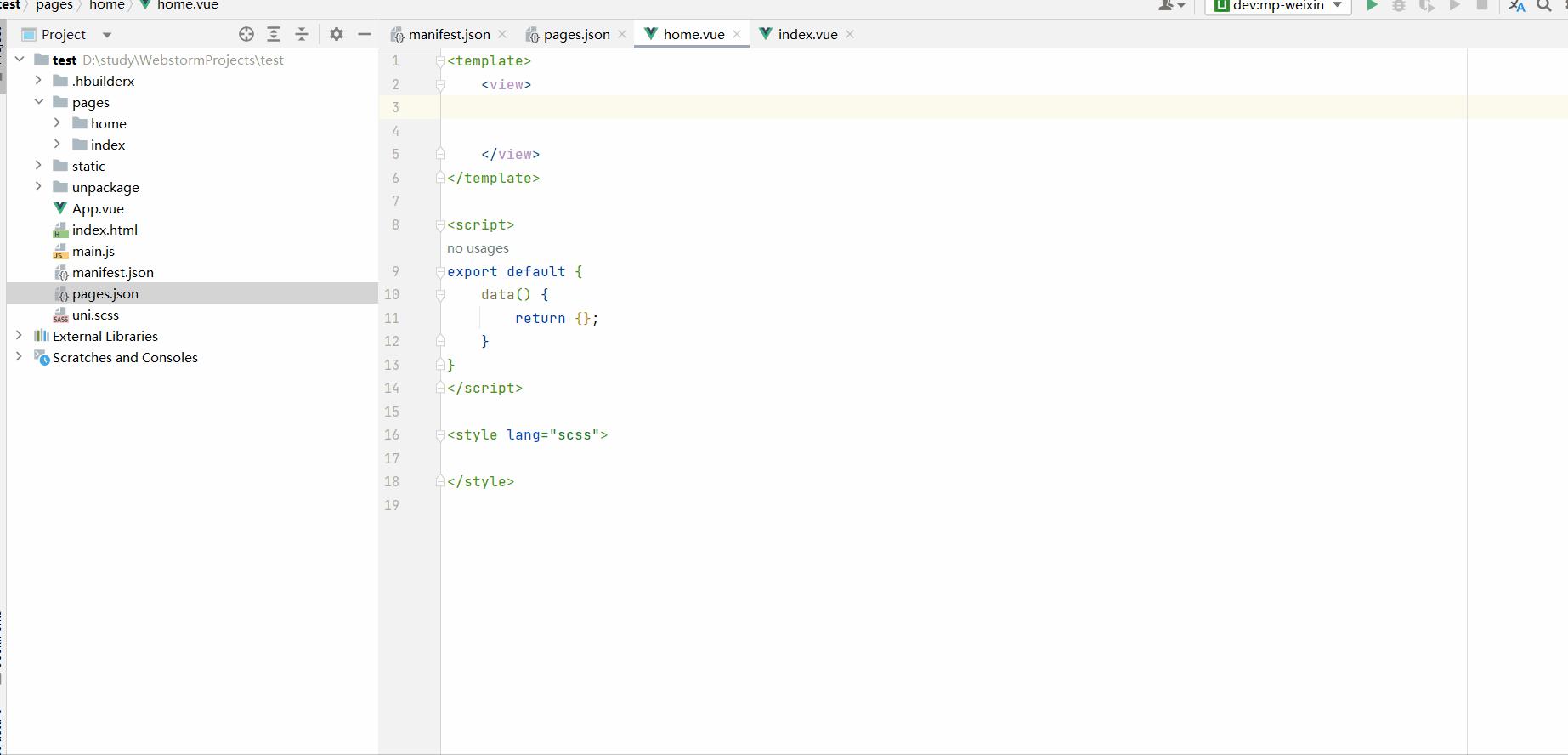 Webstorm 开发uni-app - 知乎