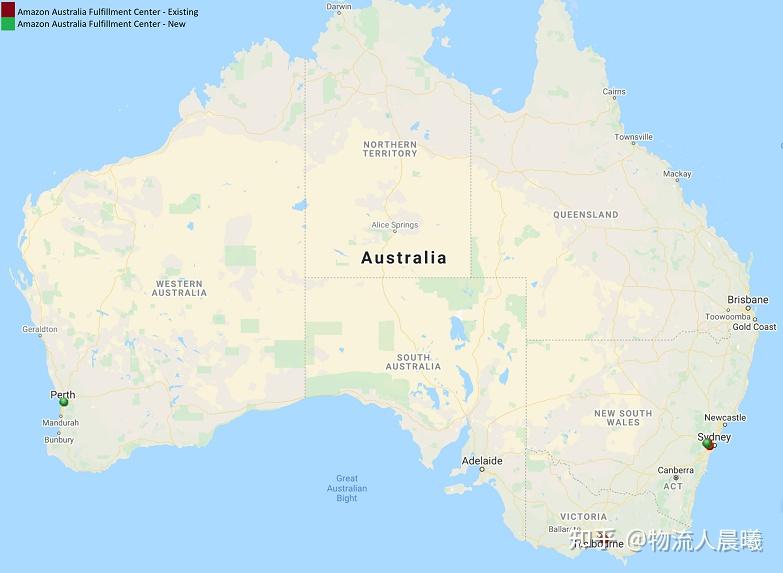 亚马逊仓库的全球网络地图 - 知乎