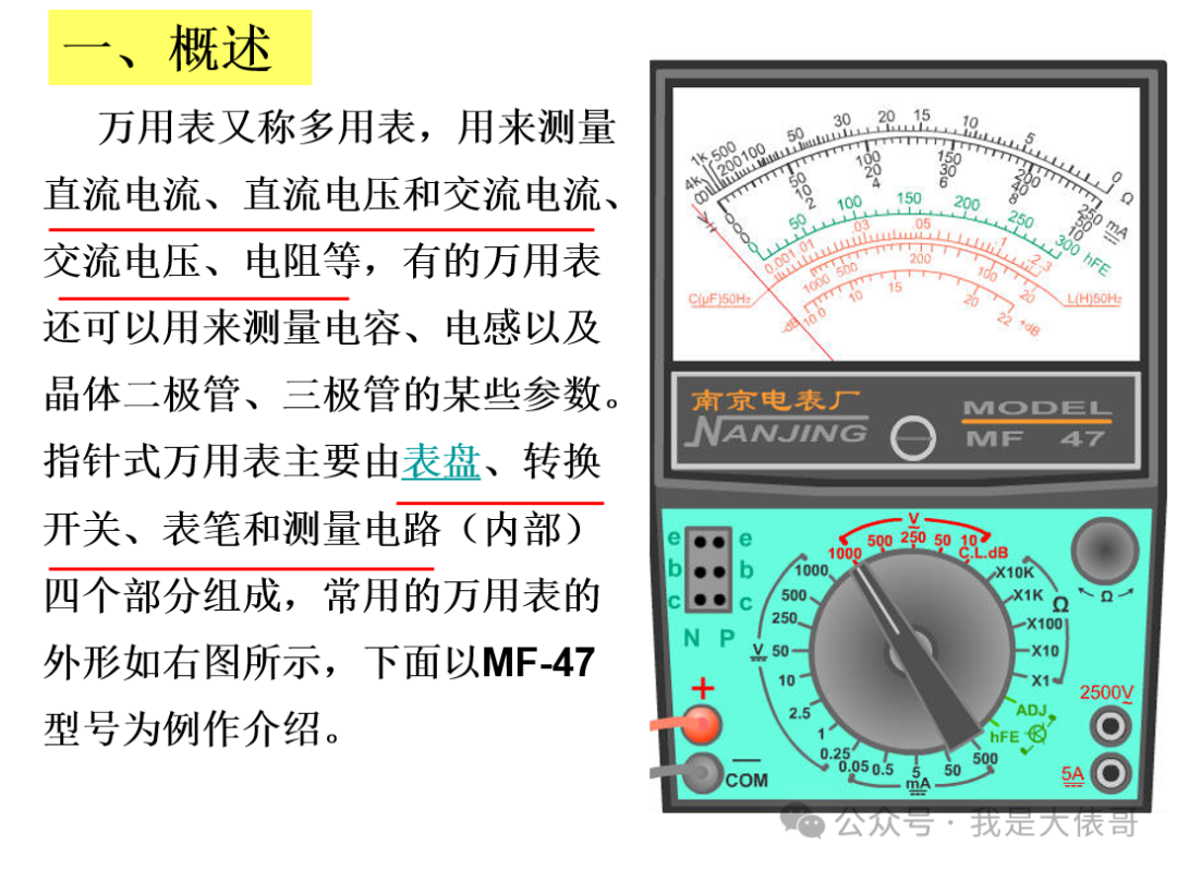 MF47指针万用表、158页数字万用表使用教程 - 知乎