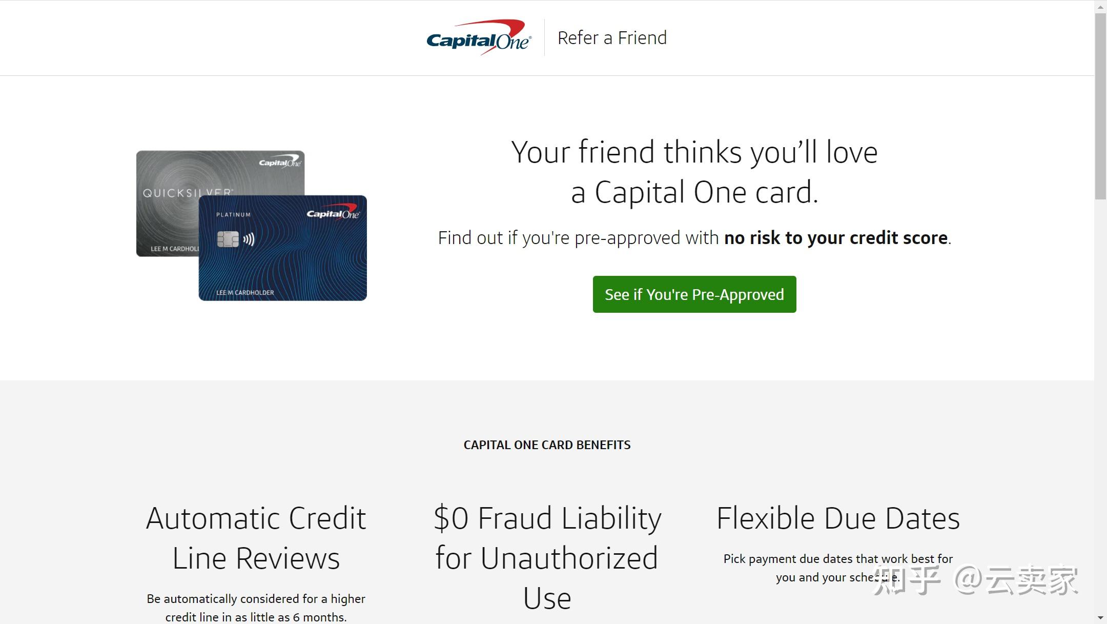 2024如何用ITIN申请美国第一资本Capital One的押金信用卡 - 知乎