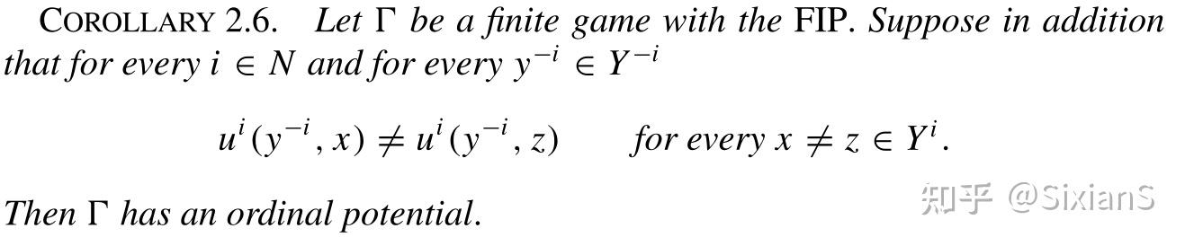 Potential Function/Potential Games/势博弈/势函数-学习笔记 - 知乎