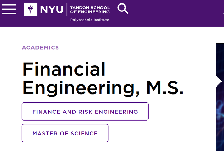 美国金融工程硕士精讲：纽约大学（NYU)的MFE项目及录取案例深度解析 - 知乎