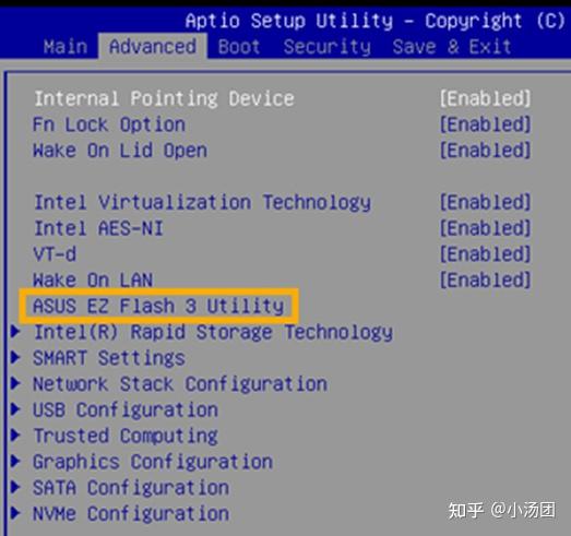 华硕笔记本通过EZ Flash更新BIOS - 知乎