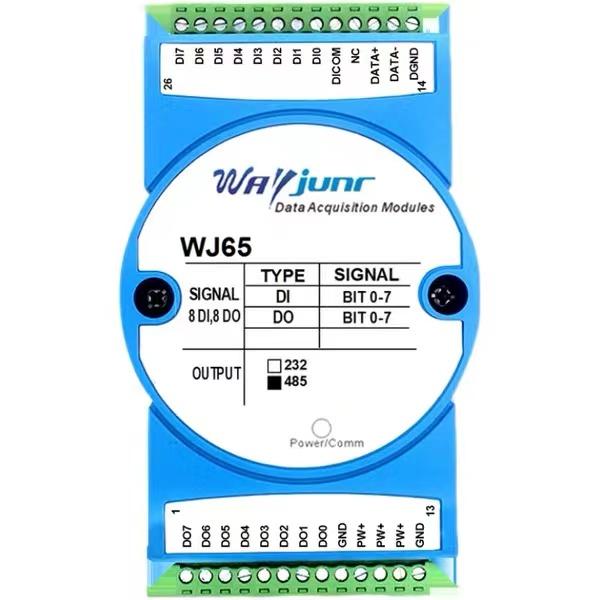 开关量隔离转RS-485/232，数据采集远程I/O模块 WJ65 - 知乎