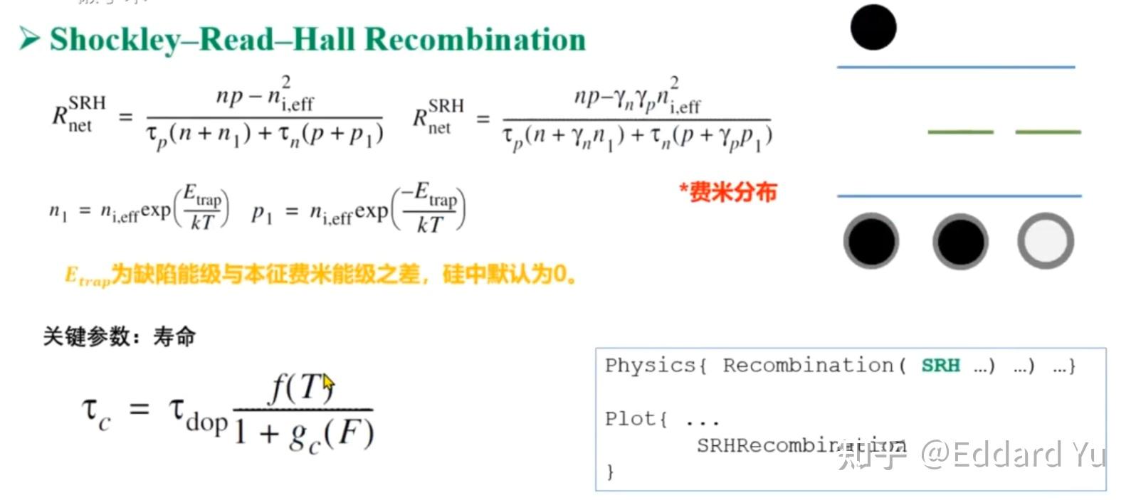 Sentaurus学习 物理模型（待补全） - 知乎