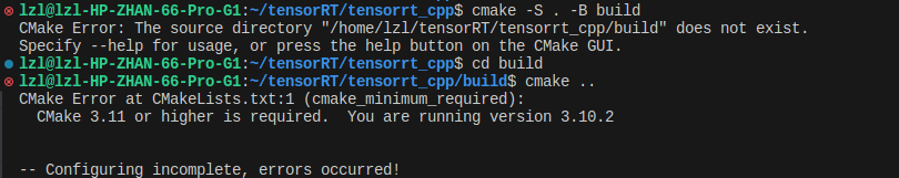 解决CMake版本太低，且sudo apt install安装不了新版-CMake 3.11 or higher is required ...