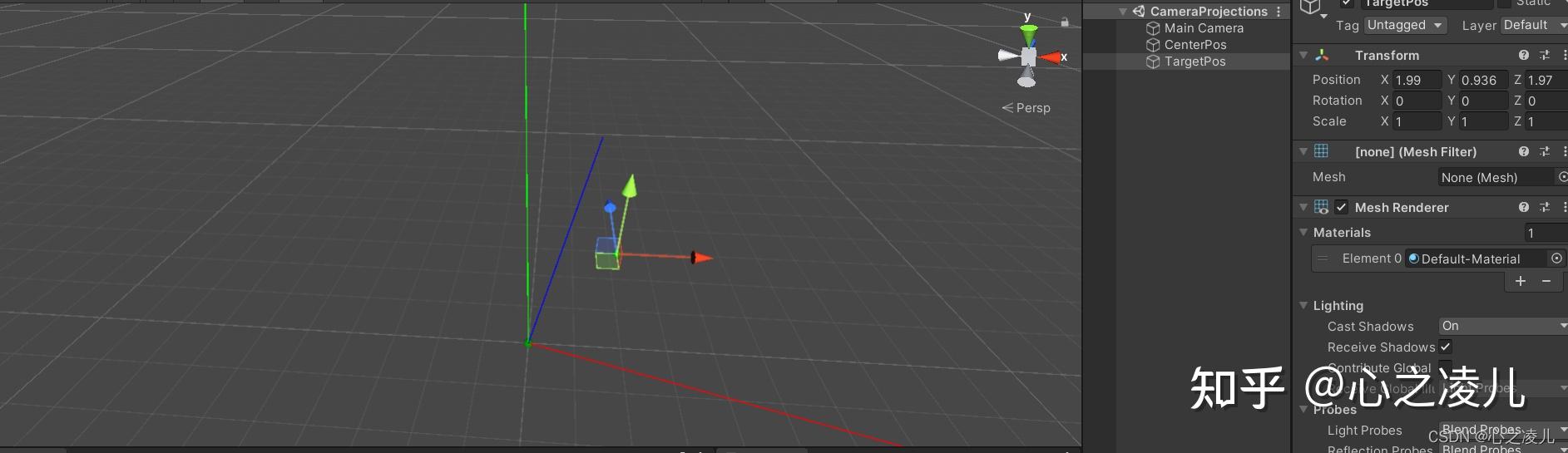 Unity空间坐标转换的矩阵应用 - 知乎