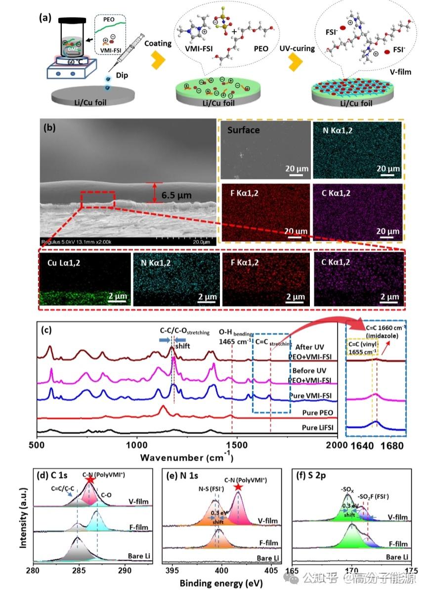 Angew： 通过原位交联乙烯基离子液体结合FSI-，构建用于锂电池的自愈合SEI薄膜 - 知乎