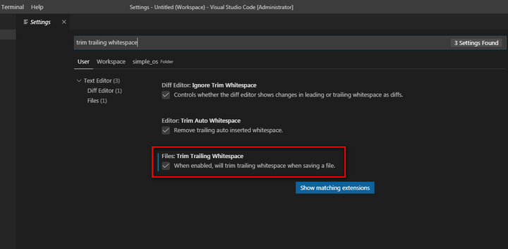 Vs Code使用 - 保存时自动删除多余空格 - 知乎