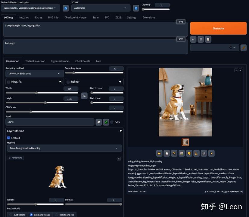 一个神器！sd-forge-layerdiffuse - 知乎
