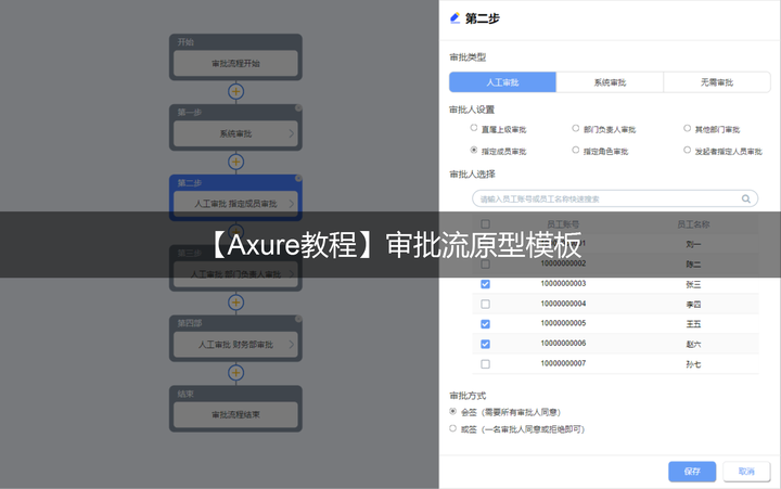 【Axure教程】自定义审批流原型模板 - 知乎