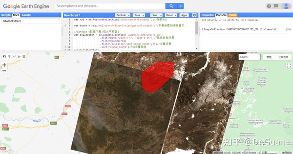 GEE平台下的Landsat-8 数据下载与去云 - 知乎