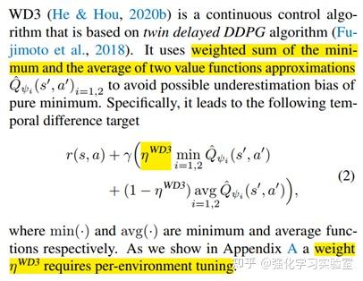 论文分享：Automating Control of Overestimation Bias for Continuous Reinforcement Learning - 知乎