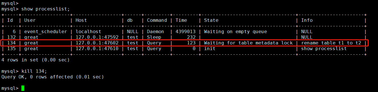 MySQL kill 会话不起作用？ - 知乎